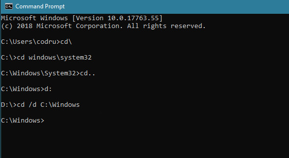 How To Change C Drive To D Drive In CMD Switch Drives Command Line